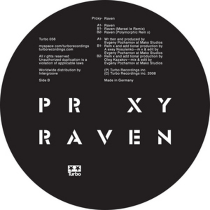 Raven by Proxy on MP3, WAV, FLAC, AIFF & ALAC at Juno Download