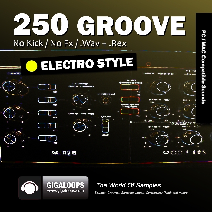 Gigaloops: 250 Groove Electro Style (Sample Pack WAV/REX) at Juno Download