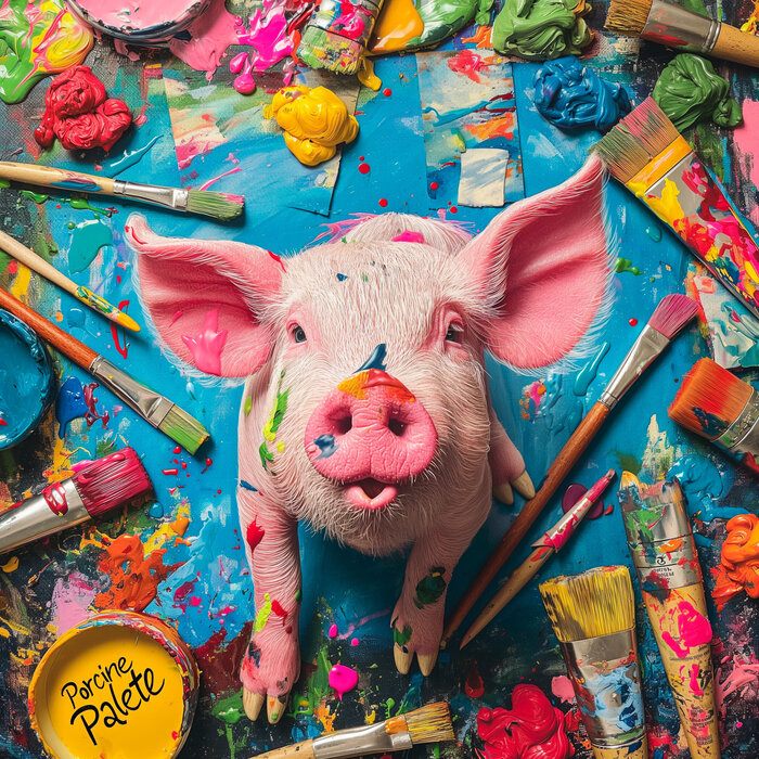 Porcine Palette by Abra-Ham on MP3, WAV, FLAC, AIFF & ALAC at Juno Download